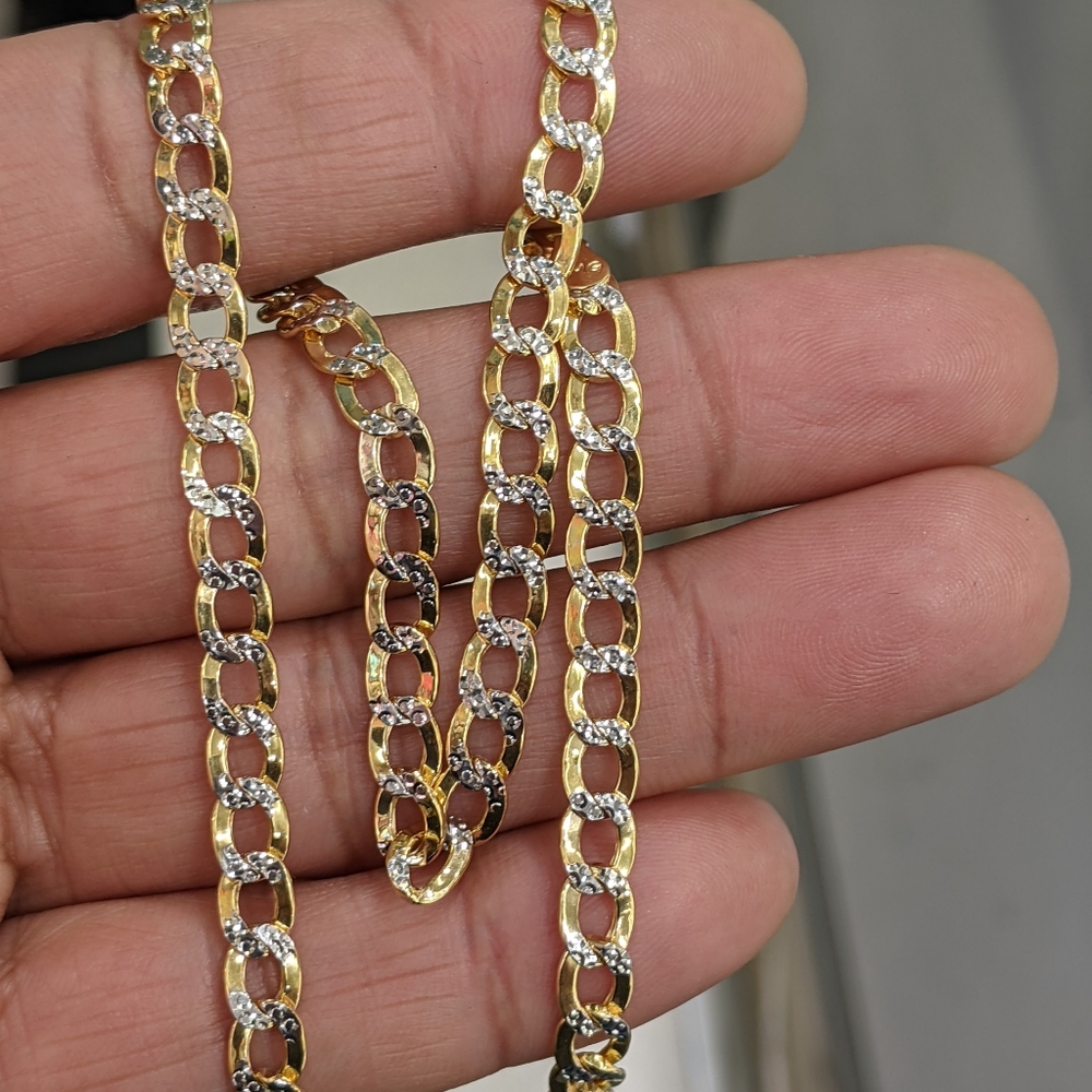 10k Real Gold Chain - Gem